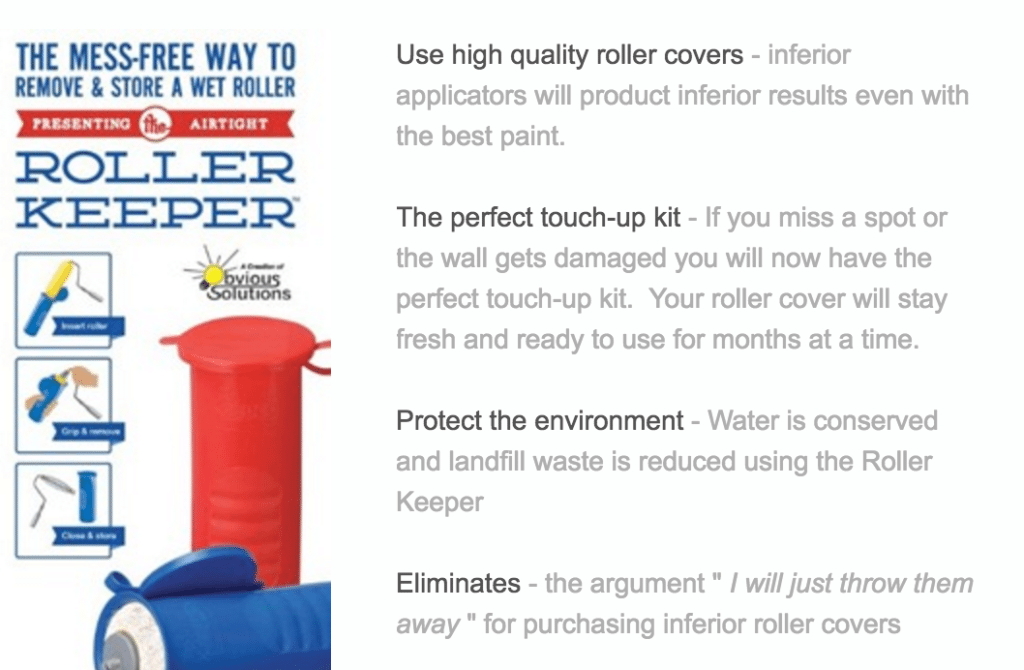 Roller Keeper | The Blogging Painters